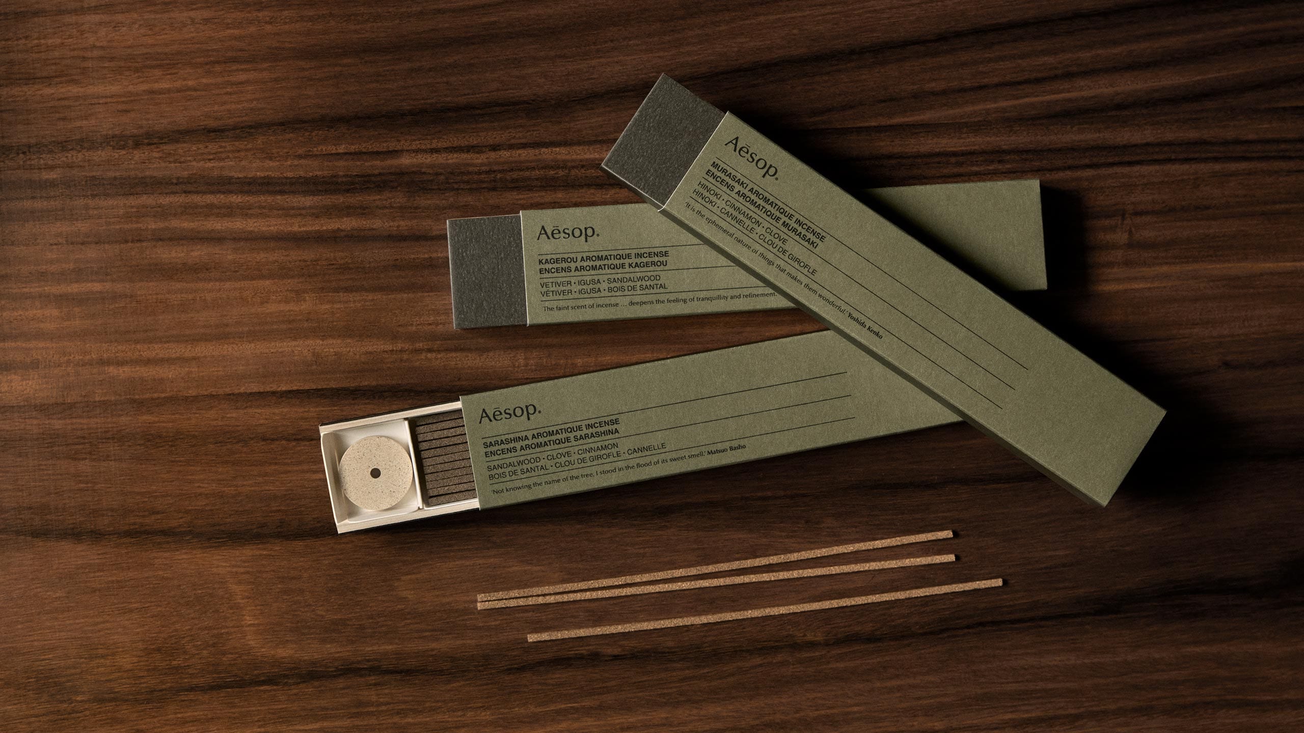 Acquire | Aesop introduces a new collection of home incense