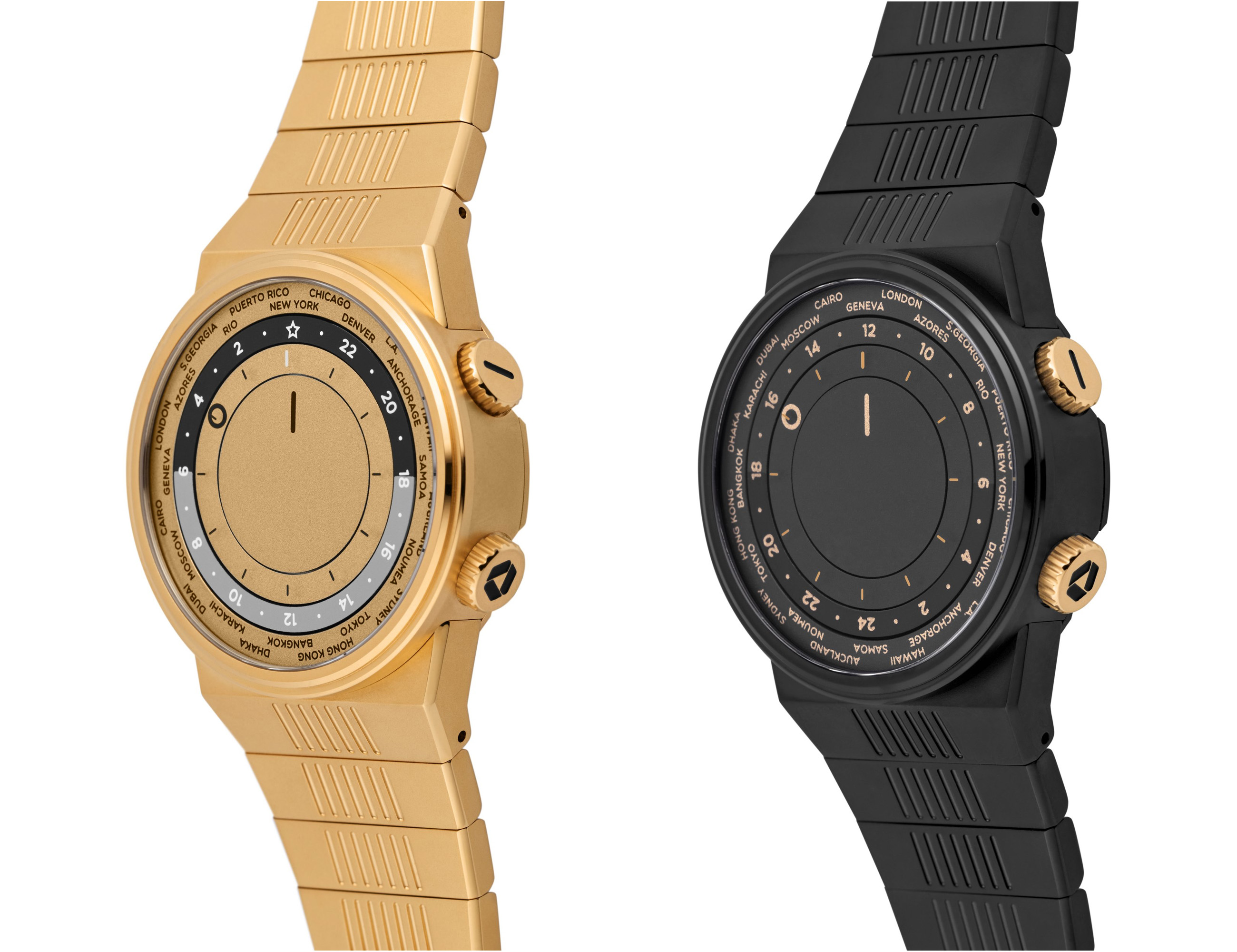 Acquire | Alterum releases its minimalist Worldtimer in PVD Gold and PVD Black