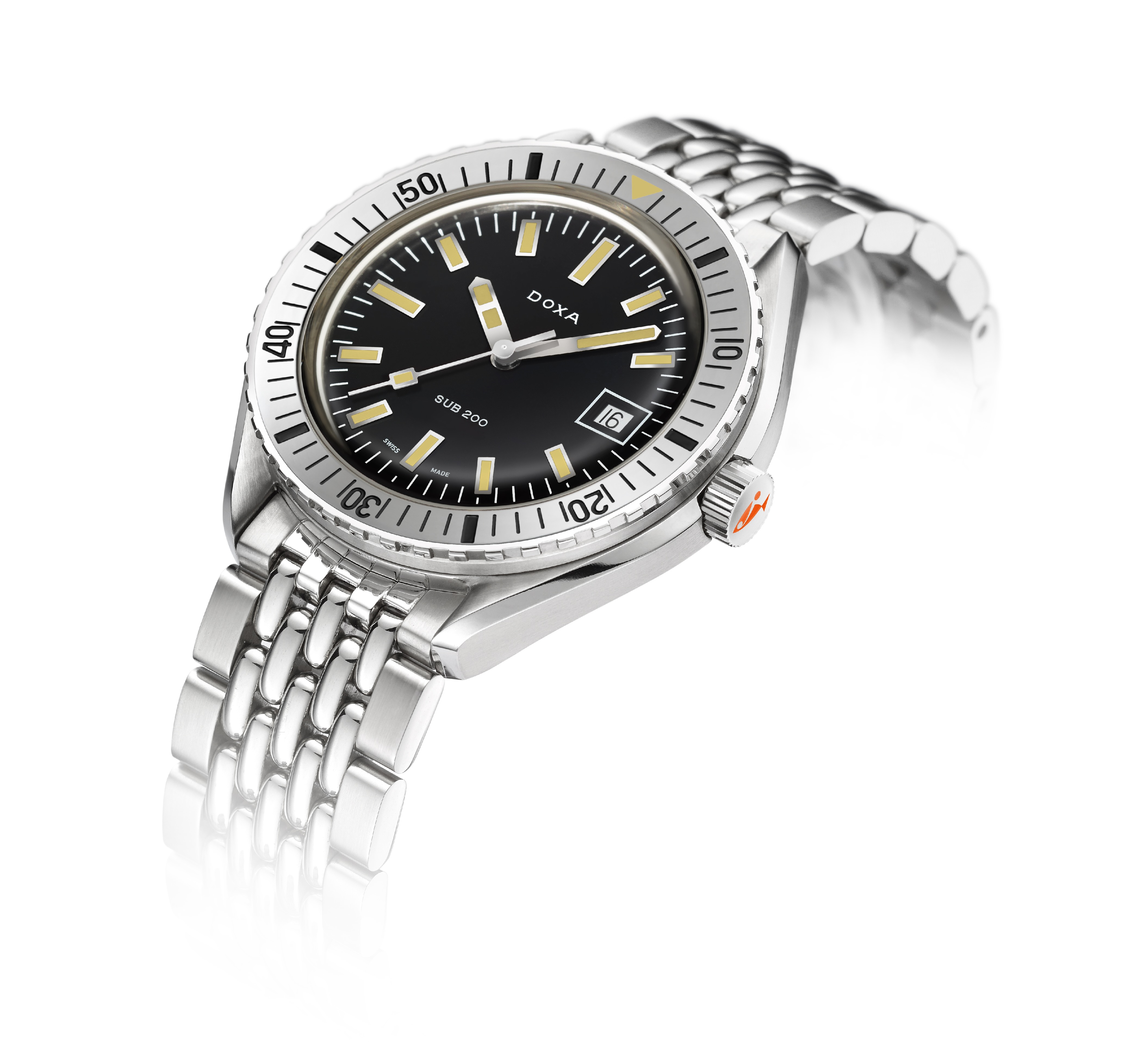 Acquire | Doxa expands its SUB 200 line with a new polished steel bezel ...