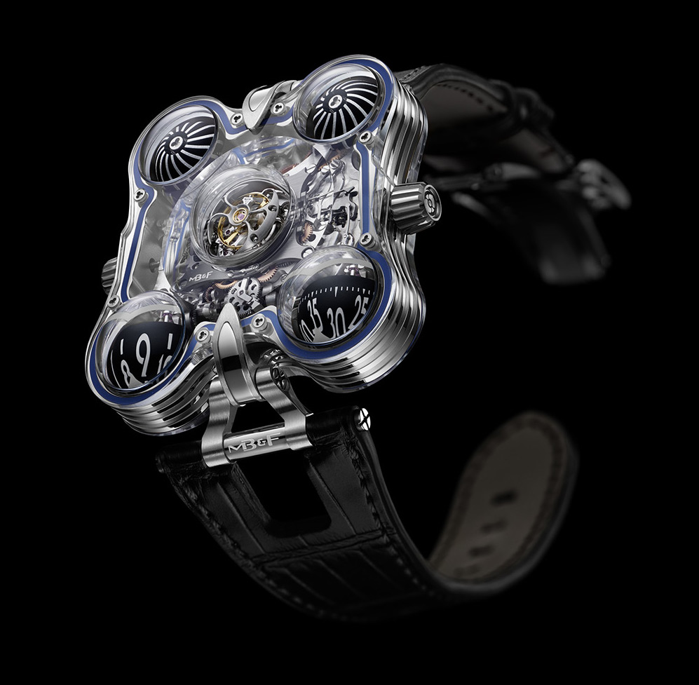 Acquire | MB&F shoots for the moon with its new table clock