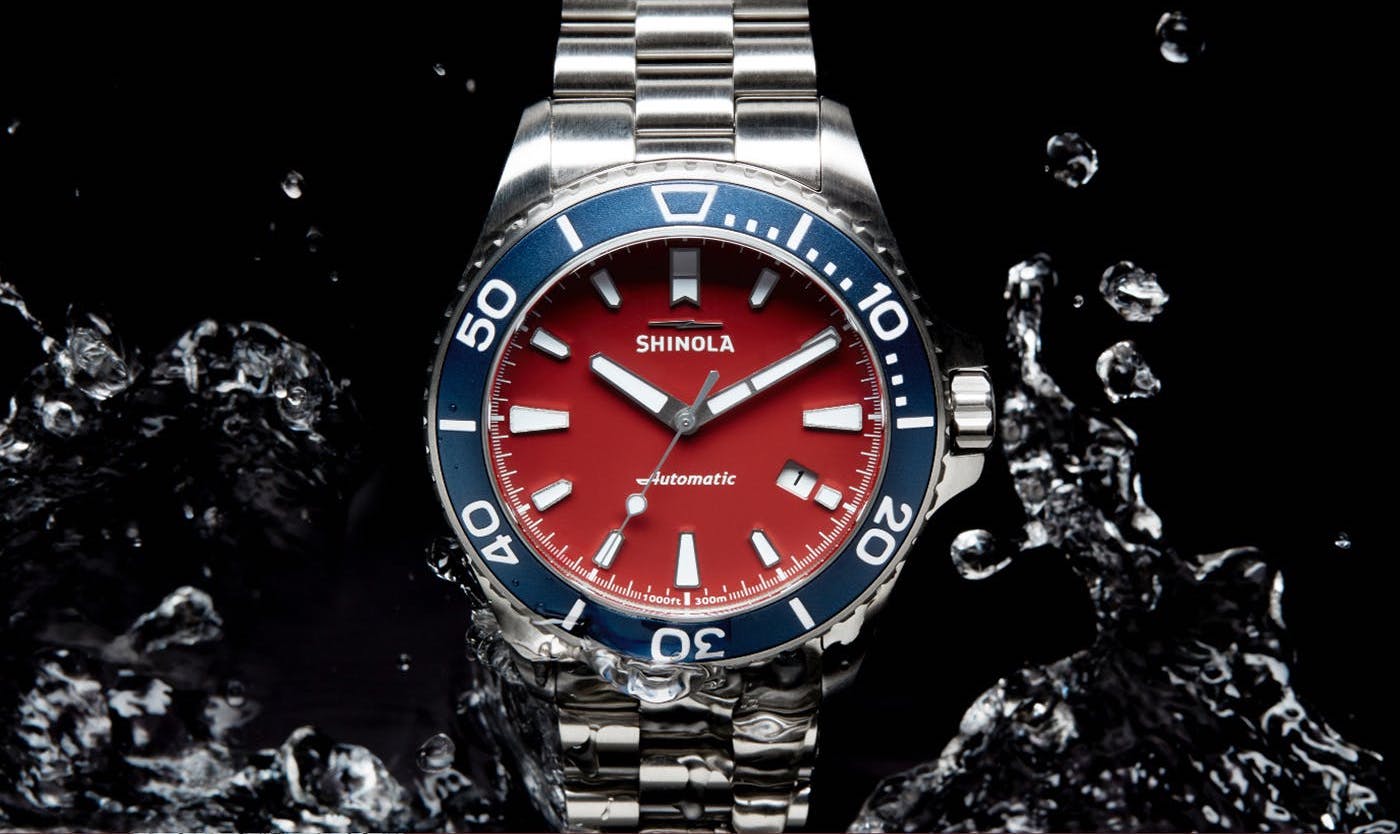 Shinola Michigan Sunset Dive Watch