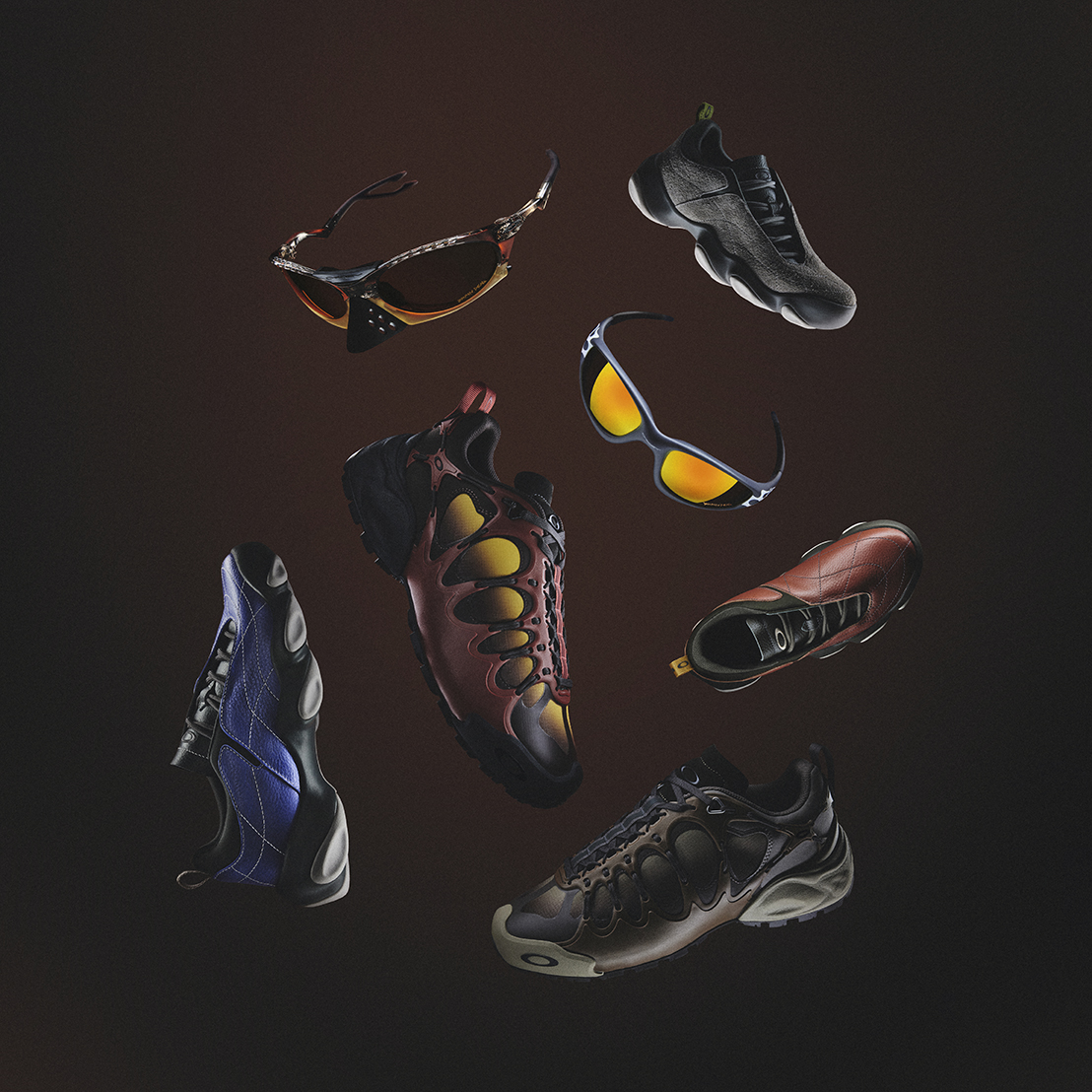 Acquire | Oakley Factory Team blends color and sculpture with their new ...