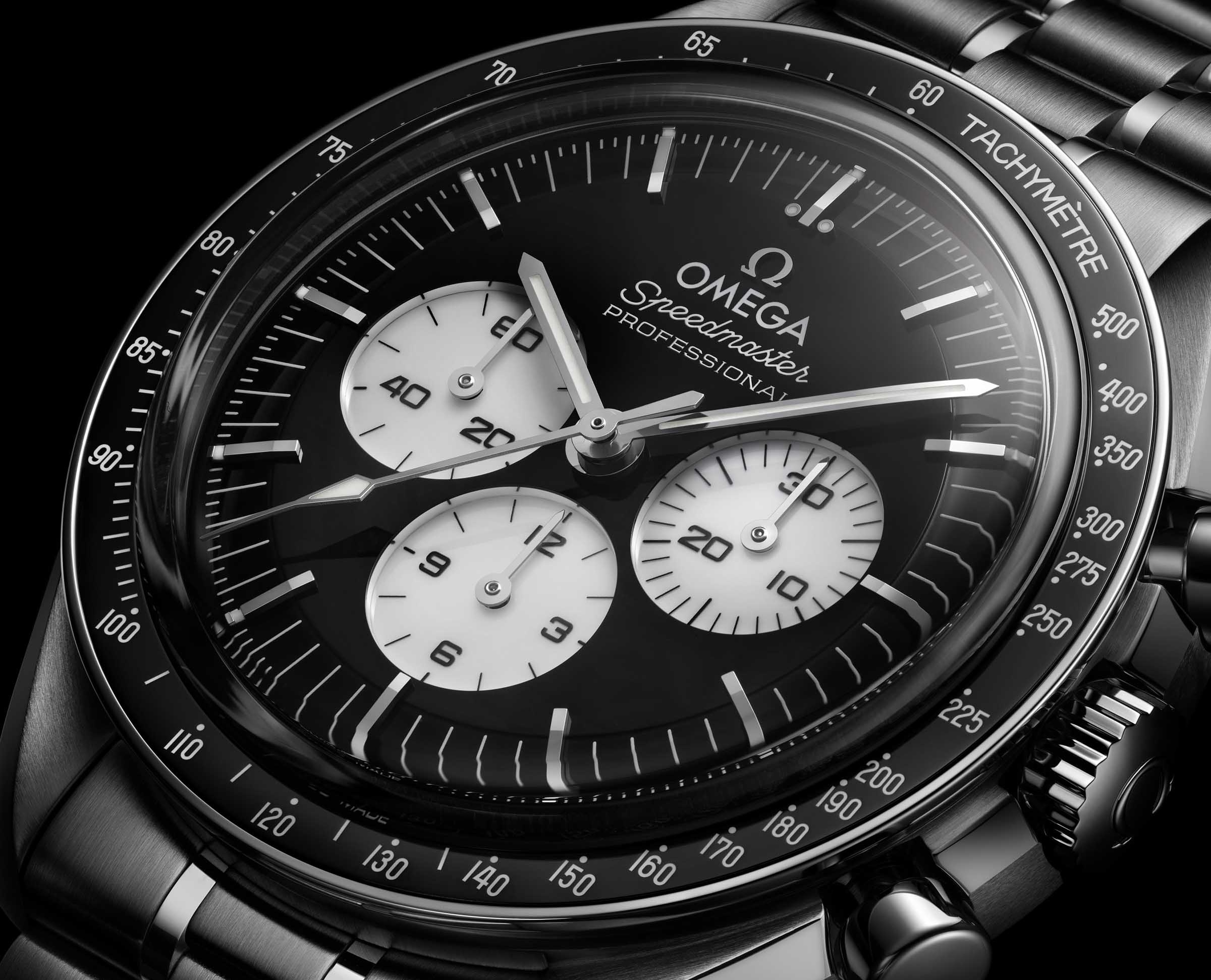 Acquire | Omega updates the Speedmaster Moonwatch with inverted black ...